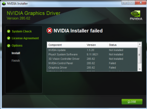 2 Methods to Fix “NVIDIA Installer Failed” for GeForce video cards