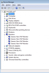 Windows Suddenly Does Not Recognize Monitor, Stuck On Generic non-PnP ...