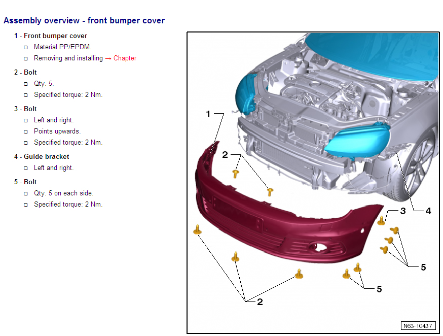 Elsa Win Workshop manual for all Volkswagen EOS models - 2006-2014 ...